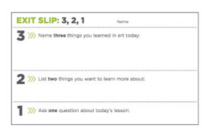 3 Simple Exit Tickets to Boost Student Comprehension - The Art of Education