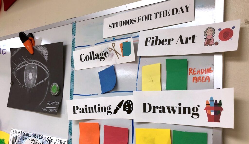 How to Run an Open Studio Day in a Traditional Art Room - The Art of ...