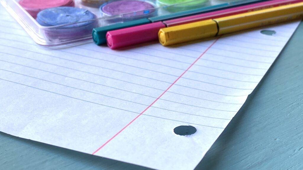 5 Ways to Use Notebook Paper to Create Art - The Art of Education