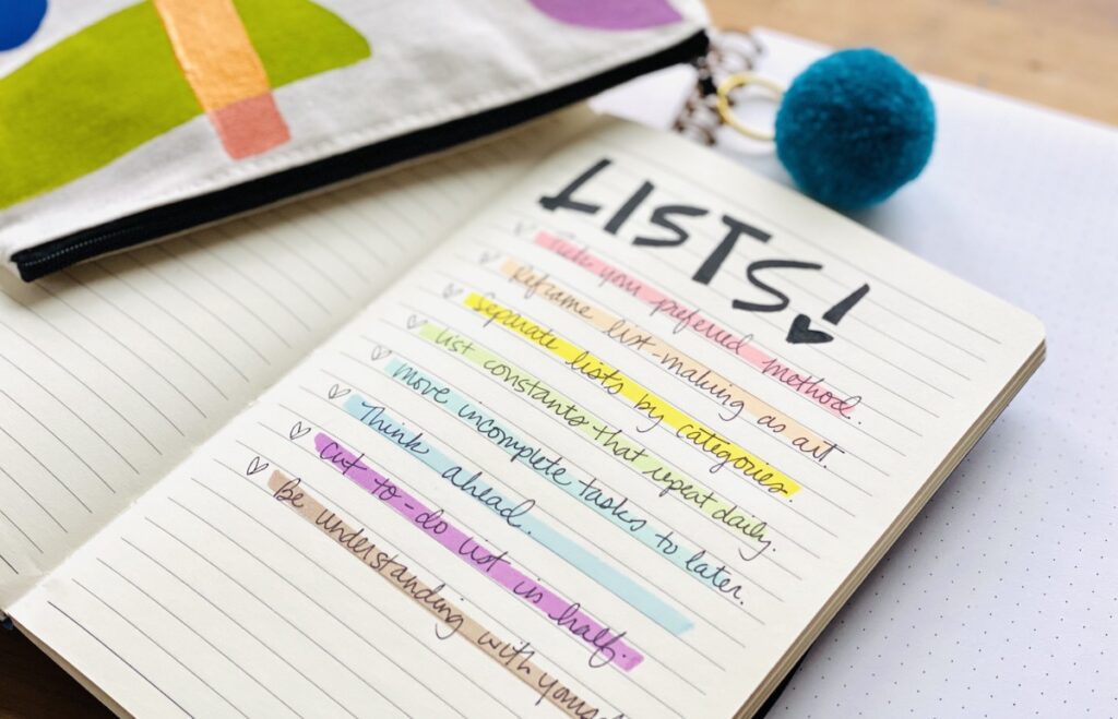 8 Tips to Make Better Lists - The Art of Education