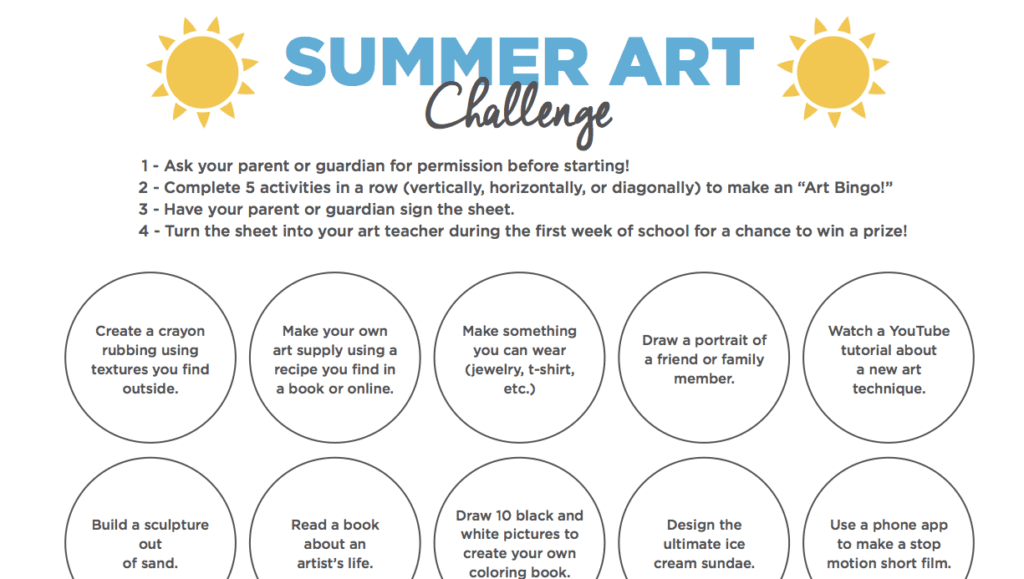 Help Your Students Make the Most of Their Break With a Summer Art ...