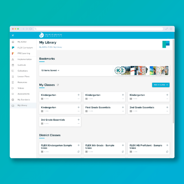 FLEX Curriculum - The Art of Education University