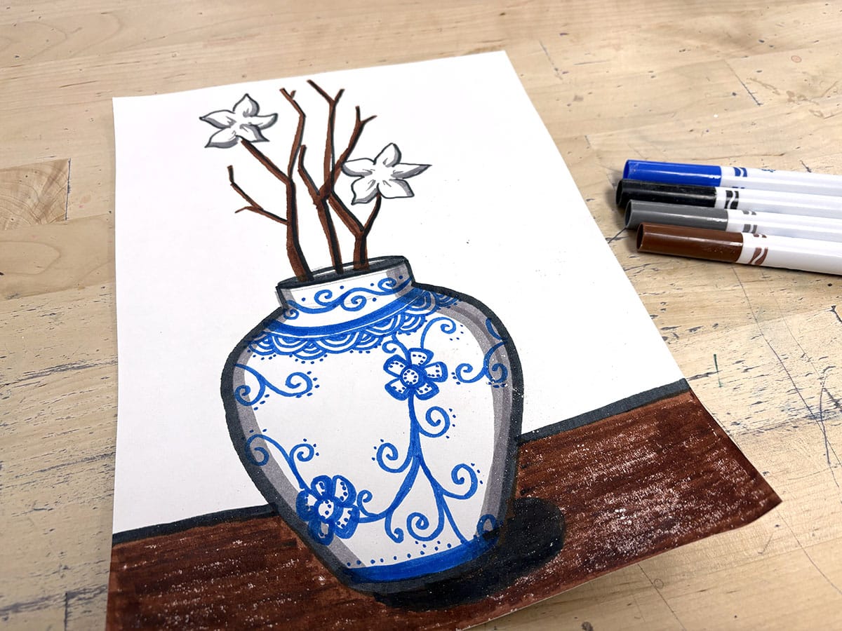 Save These One-Day Marker Ideas for Stress and Mess-Free Art Classes ...
