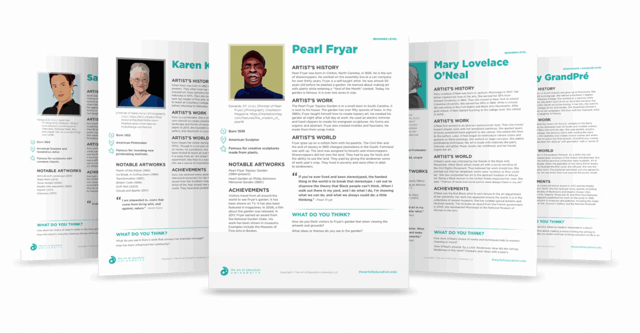 How to Use Artist Bios to Inspire Meaningful Research and Art Projects ...